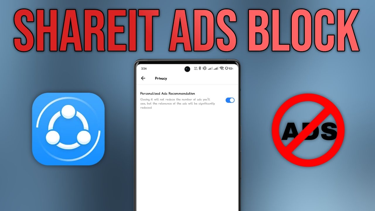 Block SHAREit Ads on Android || Tech Wash - YouTube