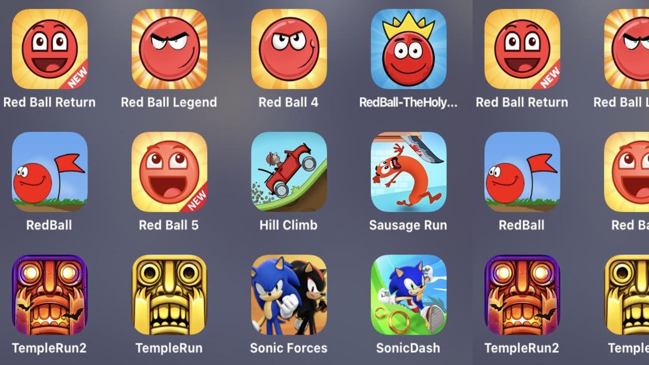 Red Ball Return,Red Ball Legend,Red Ball 4,Red Ball 1,Hill Climb ...