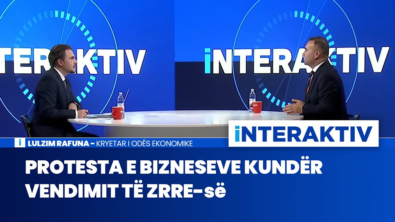 Protesta e bizneseve kundër vendimit të ZRRE-së - Lulzim Rafuna | Live ...