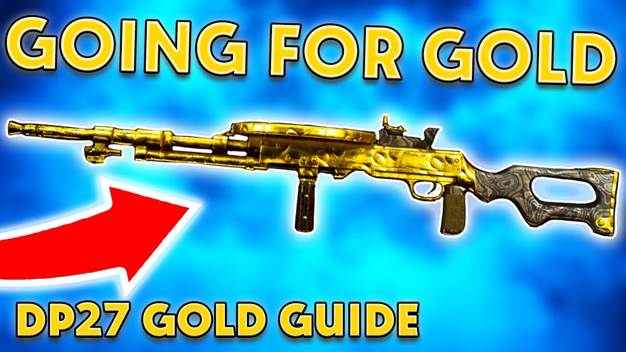 FASTEST WAY TO GET DP27 GOLD | GOLD CAMO GUIDE – COD VANGUARD - YouTube
