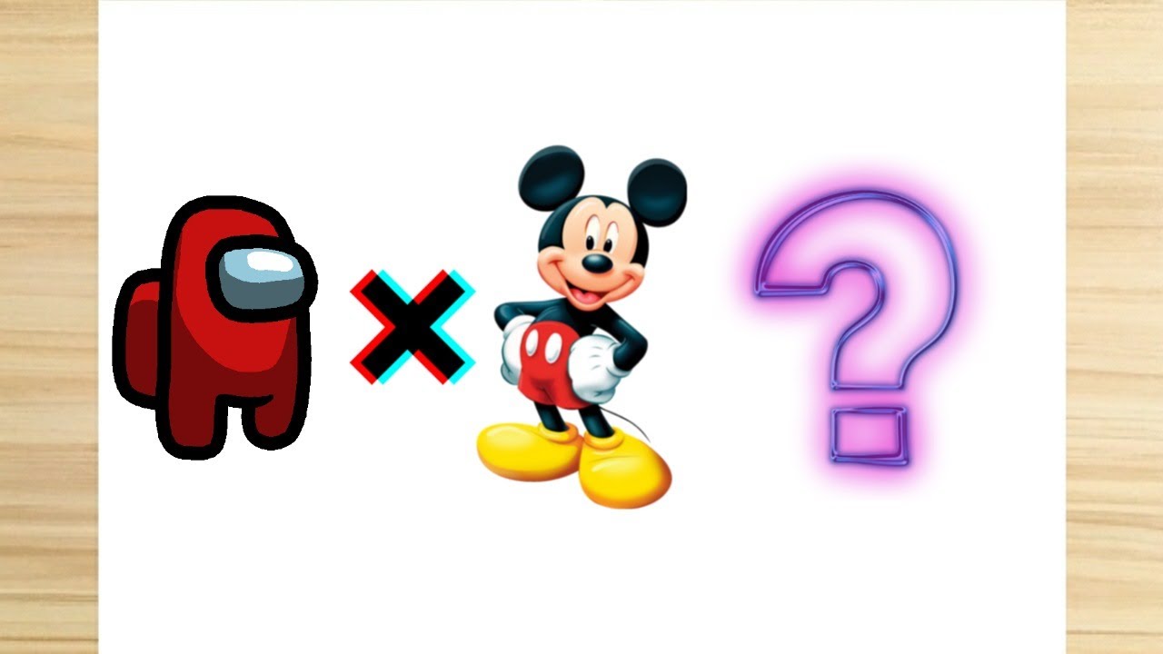 MICKEY MOUSE + AMONG US DRAWING #11#shorts - YouTube