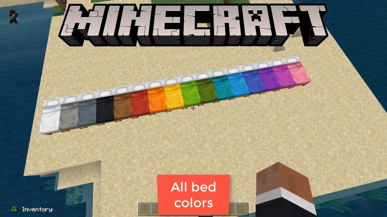 ALL BED COLORS !!! MINECRAFT - YouTube
