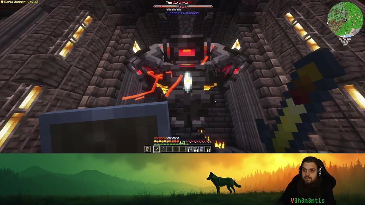 Cataclysm Bosse Netherite Monstrosity & Harbinger | Craftoria ...