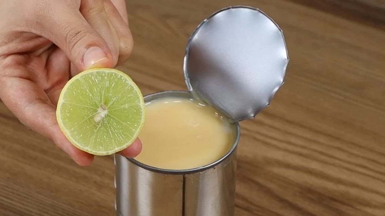 ¡Mezclé leche condensada con limón y el resultado sorprendió a todos ...