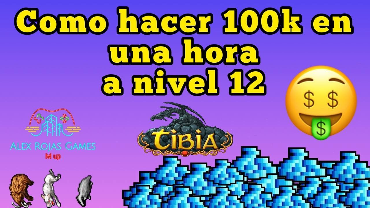 Cómo Hacer 100K en 1 Hora a Nivel 12 | Mammoths Svargrond | Guía de Profit Rápido | Tibia - YouTube