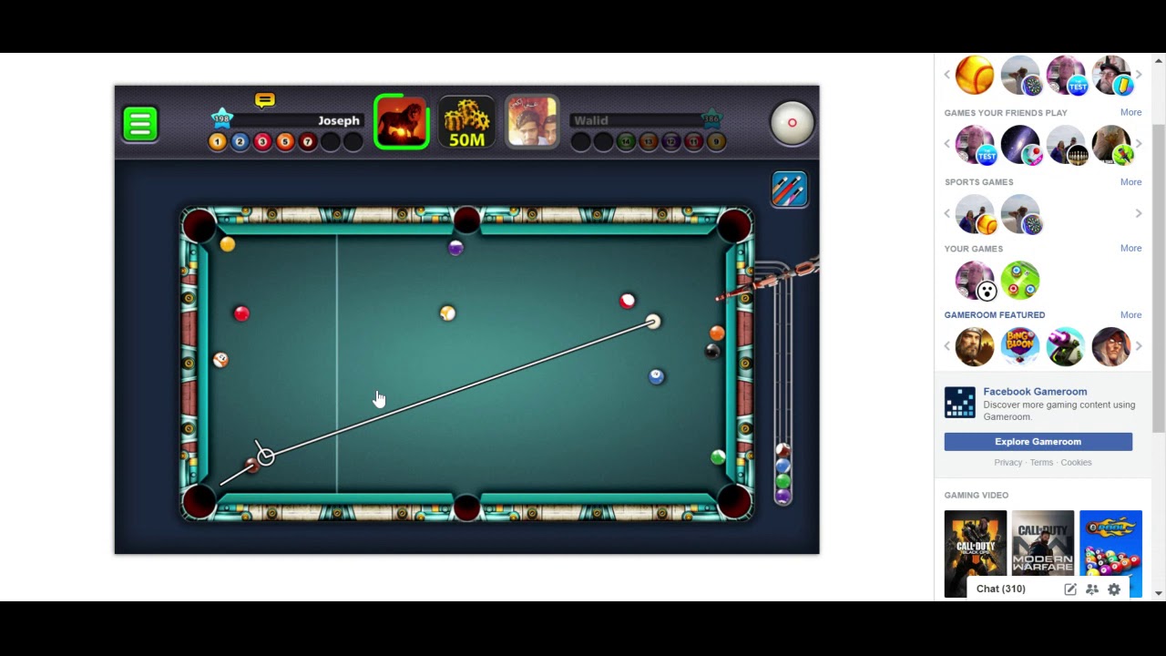 I beat Walid in 8 ball pool LOL - YouTube
