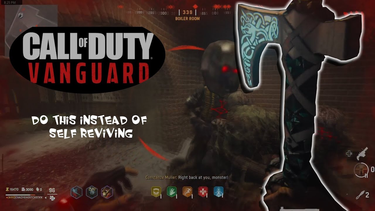 SELF REVIVE TRICK ON CALL OF DUTY VANGUARD ZOMBIES - YouTube