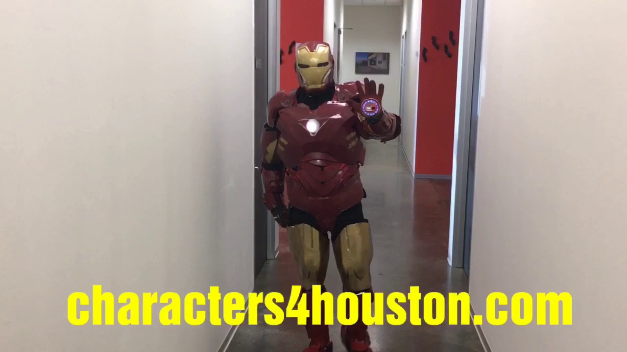 Iron man houston superhero birthday party - YouTube