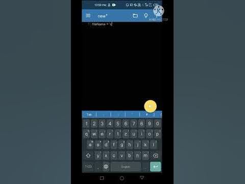 Create Files 📁 With Python Coding | Python in Android | Pydroid3 - YouTube