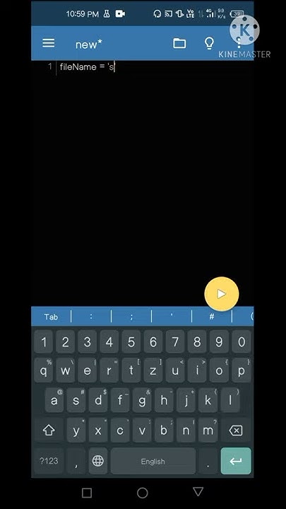 Create Files 📁 With Python Coding | Python in Android | Pydroid3 - YouTube