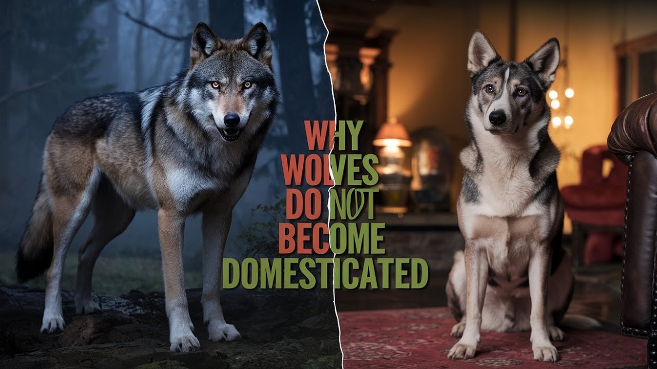 Why Wolves Do Not Become Domesticated - YouTube