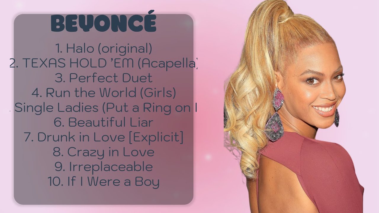 Beyoncé ~ Greatest Hits 2024 Collection ~ Top 10 Hits Playlist Of All ...