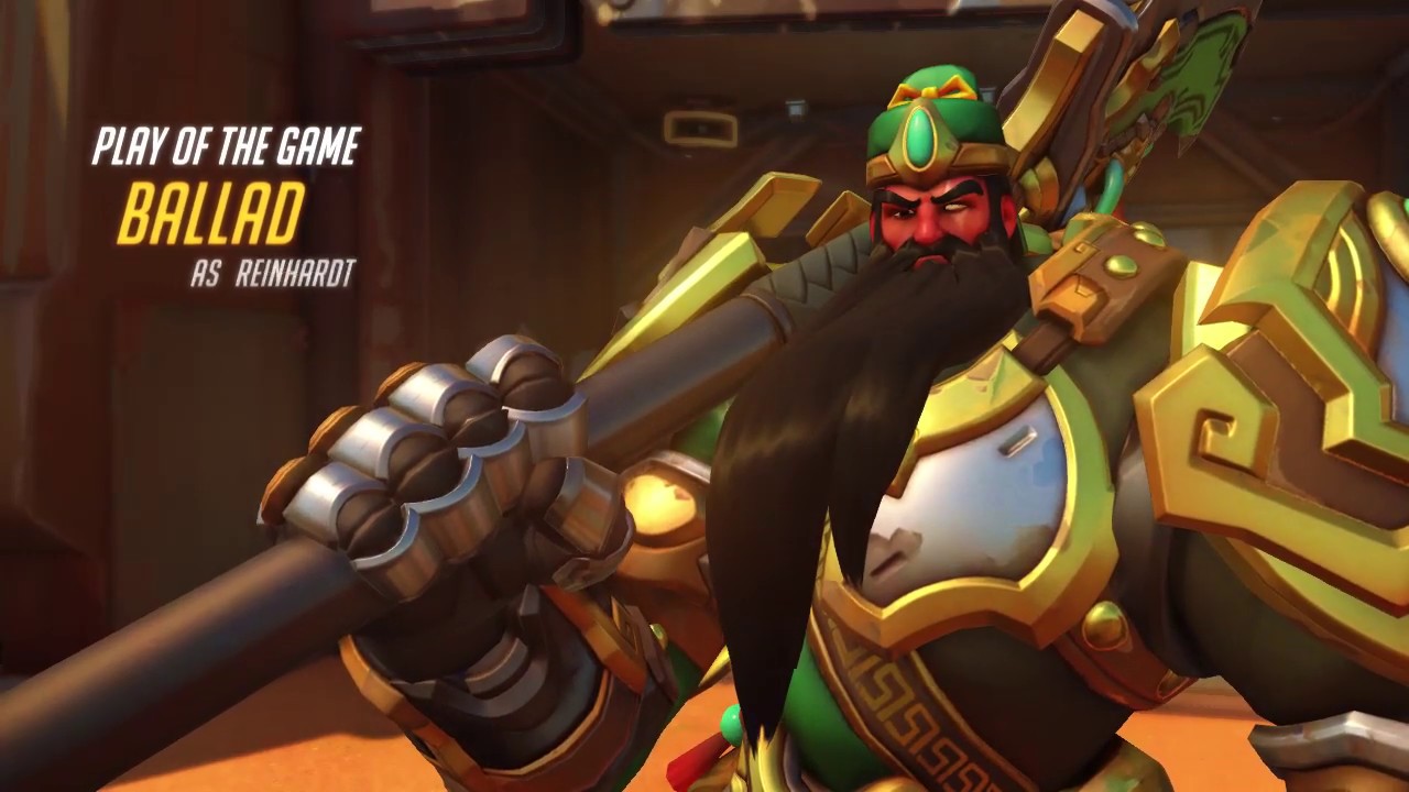 Reinhardt shatter Junkertown--Ballad_OW - YouTube