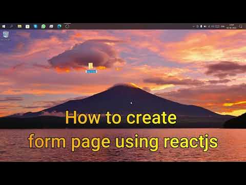 How To Create Form Page Using Reactjs || Code With Gaming - Youtube