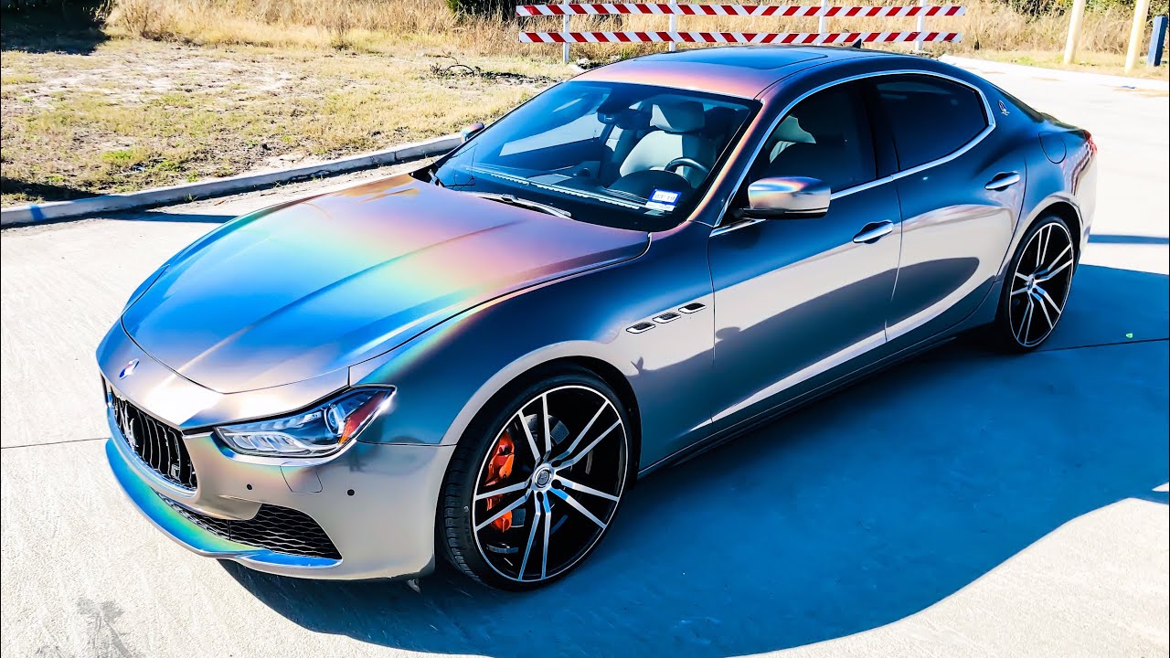 Maserati Granturismo Chrome Wrap