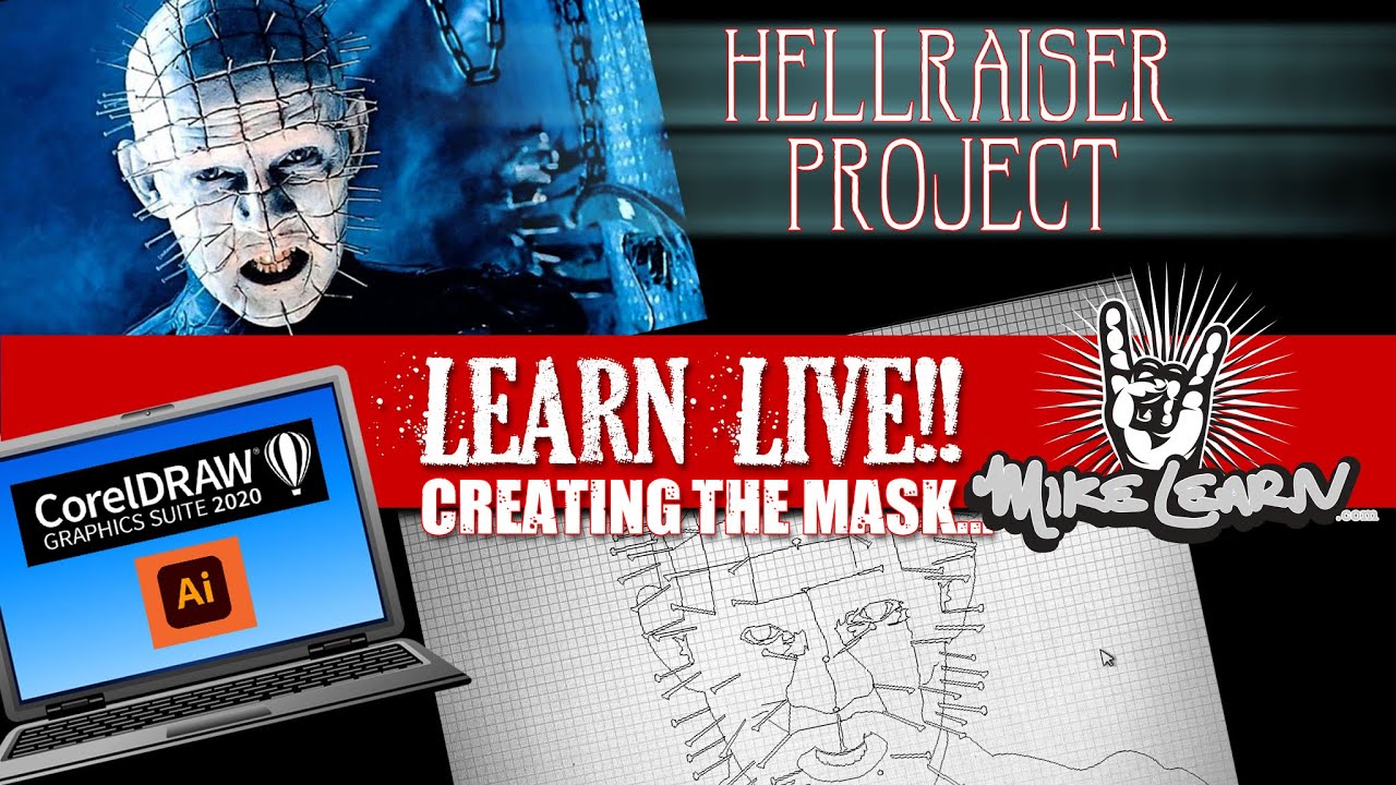 HELLRAISER: Creating the Plotter Mask with Corel Draw - YouTube