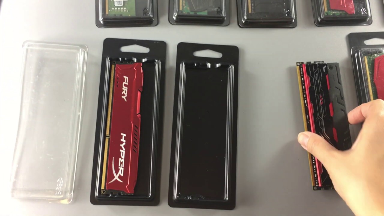 testing ddr ram esd packaging plastic box ( memorypack 3027 ) - YouTube