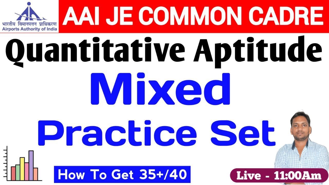 AAI JE Common Cadre Math Practice Set | AAI JE CC Previous Year Paper ...