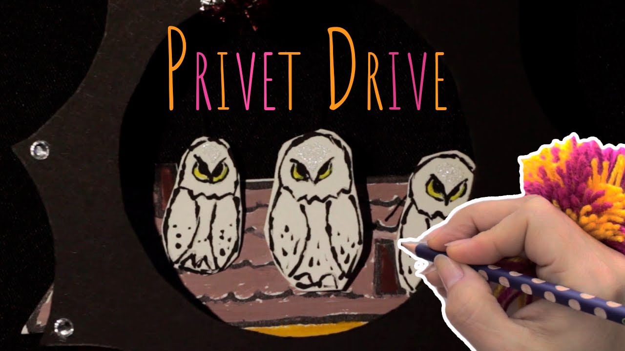 How To Draw Privet Drive Harry Potter HOME - YouTube