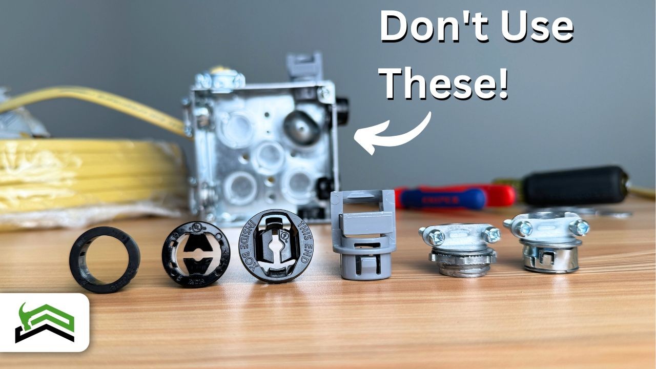 What Wire Connectors Should You Use Romex Into Metal Box YouTube