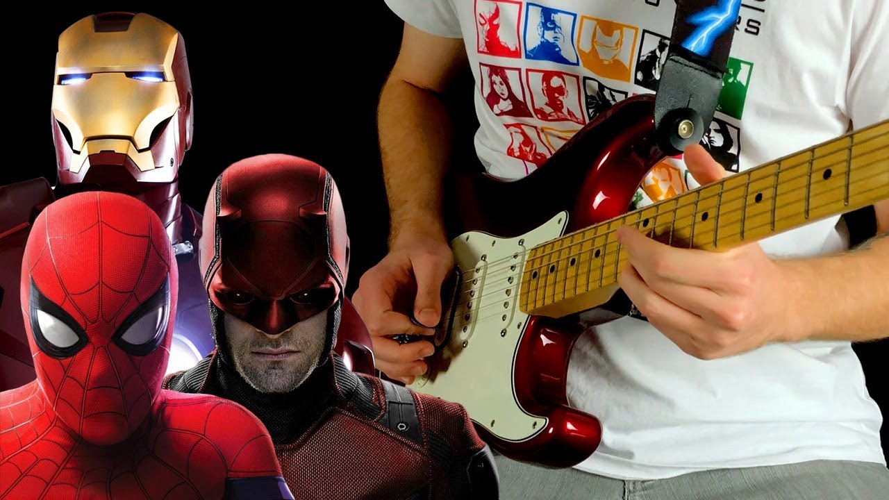 Marvel Cinematic Universe: 10 Year Guitar Thematic - YouTube