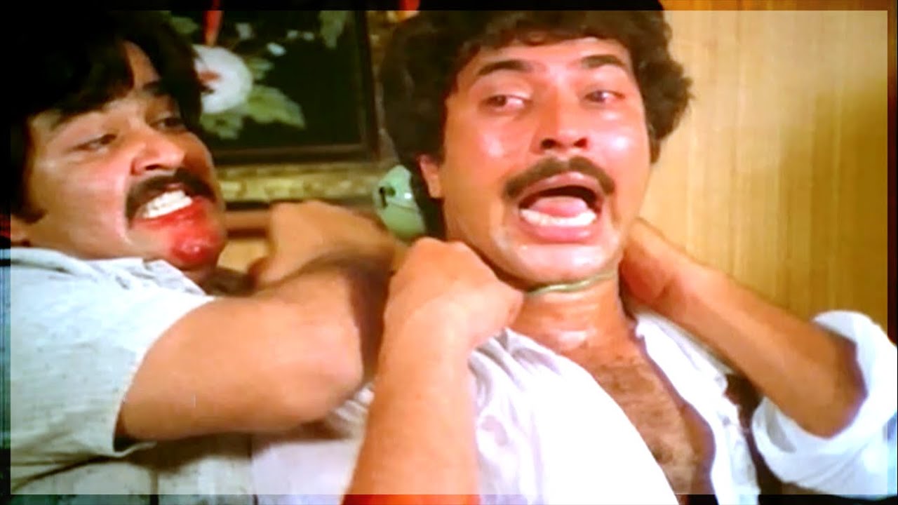 BIG M's Fight Each Other | Mammootty , Mohanlal - Changatham - Fight ...