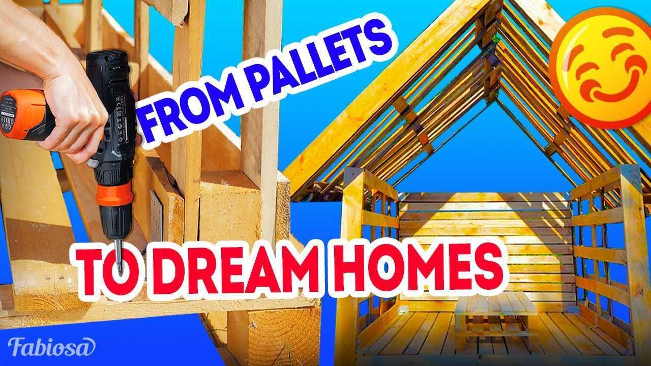 Unbelievable Pallet Houses: Awe-inspiring Designs Revealed! - YouTube