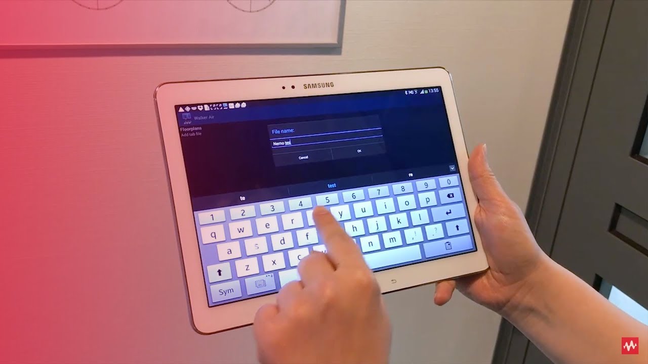 Hands on: Indoor measurement route plans with Nemo Walker Air - YouTube