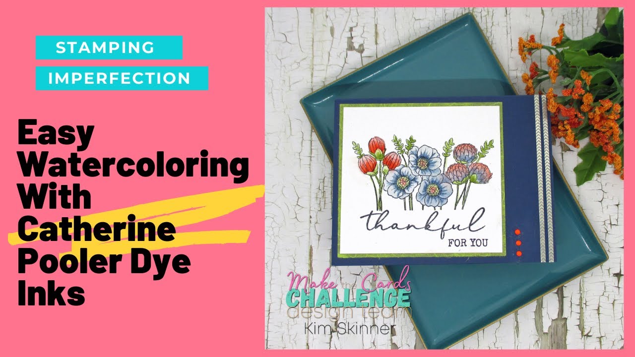Quick Watercolor Technique Using Catherine Pooler Dye Inks - YouTube