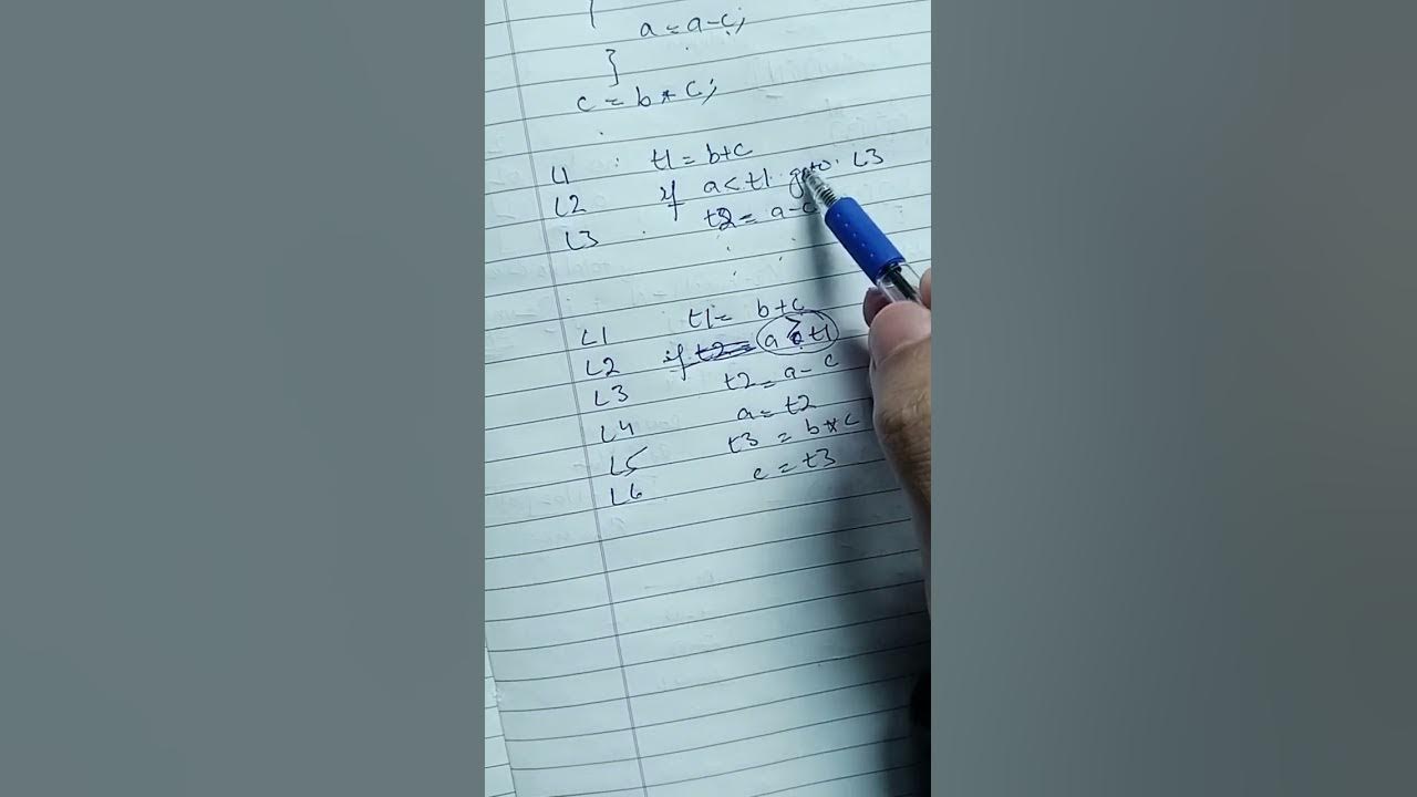 Three Address Code (TAC) for loop statement (for) in intermediate Code part 3 -Compiler ...