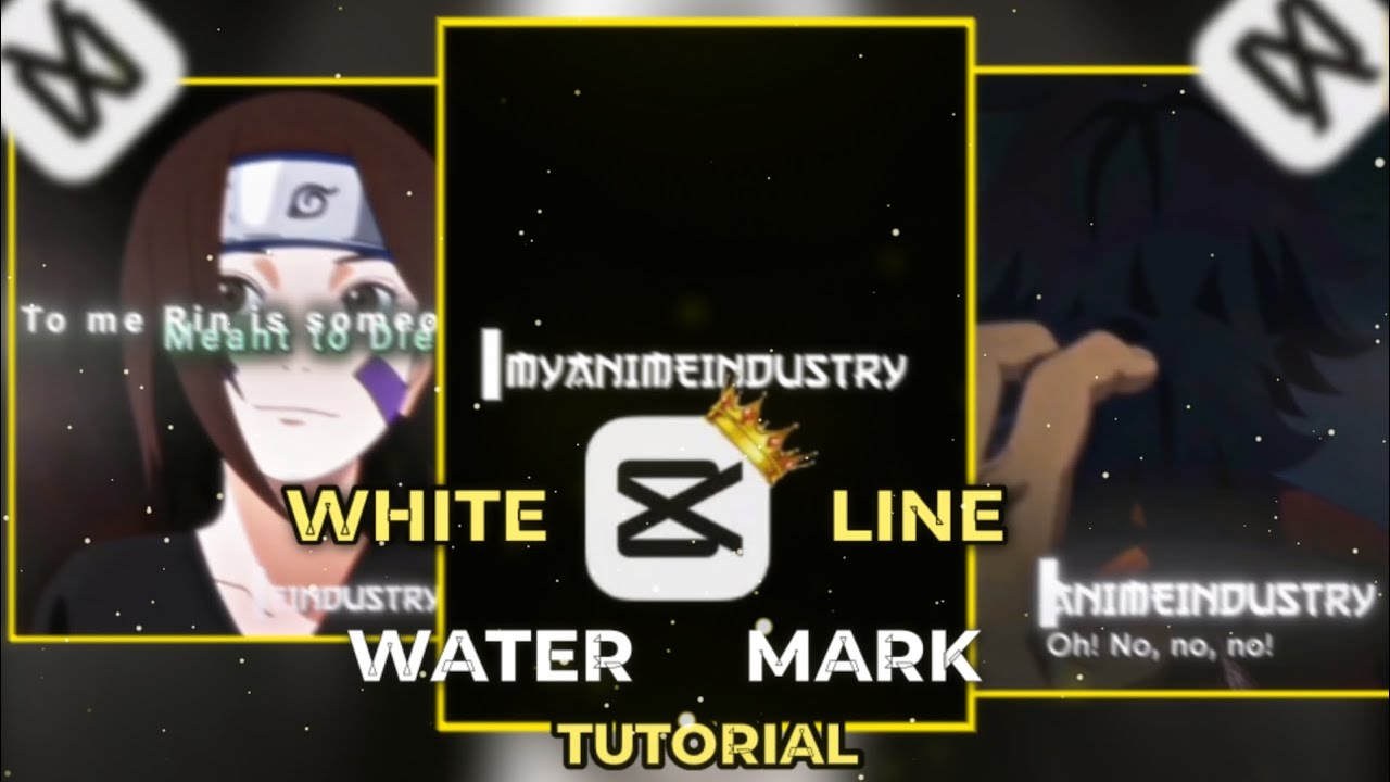 How to Make White Line Watermark on CapCut || Full Tutorial - YouTube