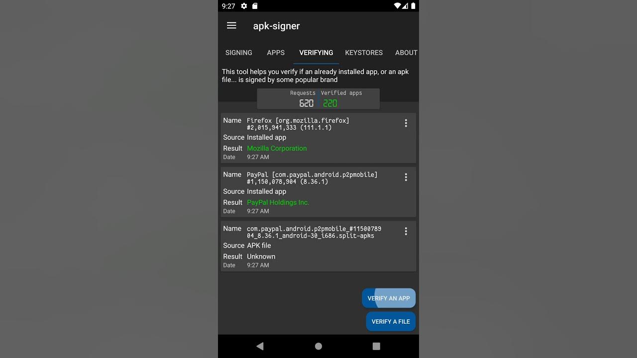 Verifying apps with apk-signer - YouTube