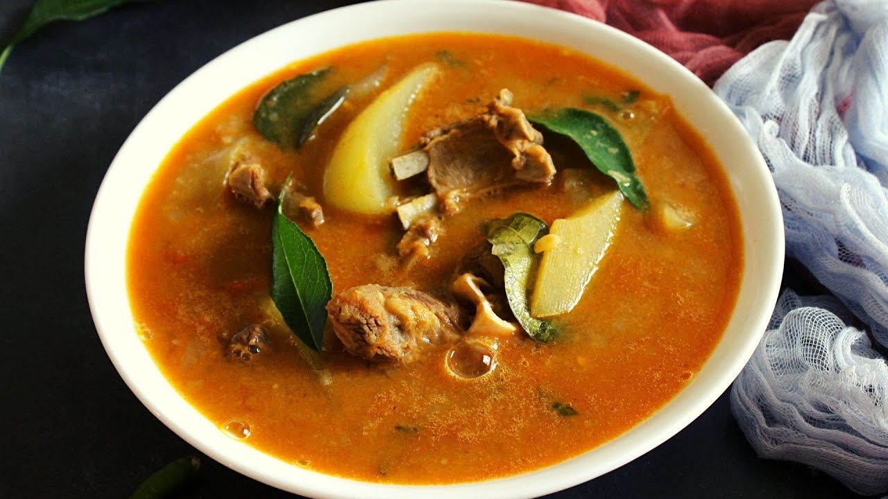 hyderabadi dalcha recipe with kaddu and mutton (mutton dalcha) - YouTube