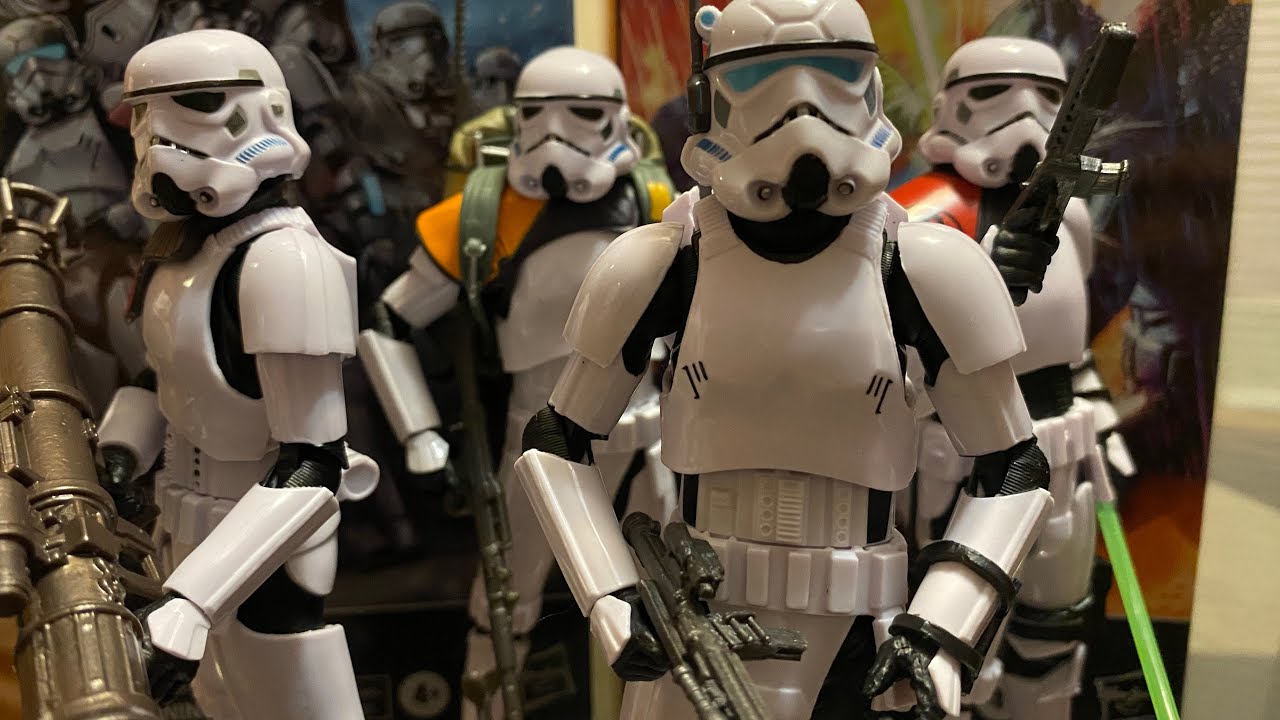 Star Wars the Black Series Scar Trooper Mic - YouTube