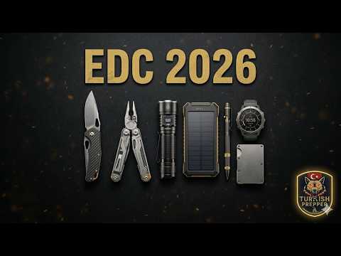 Turkish Prepper - EDC 2026 - Yanımda Günlük Ne Taşıyorum?