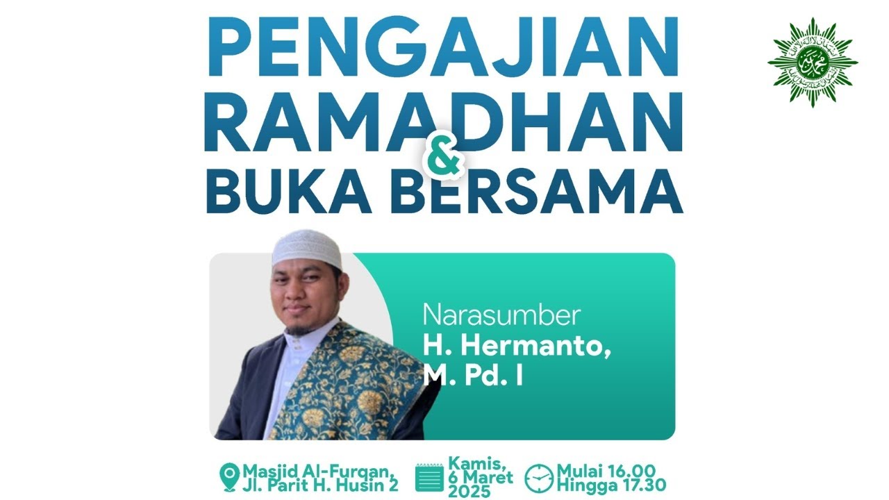 PENGAJIAN RAMADHAN BERSAMA : USTADZ H.Hermanto M.Pd.I - YouTube