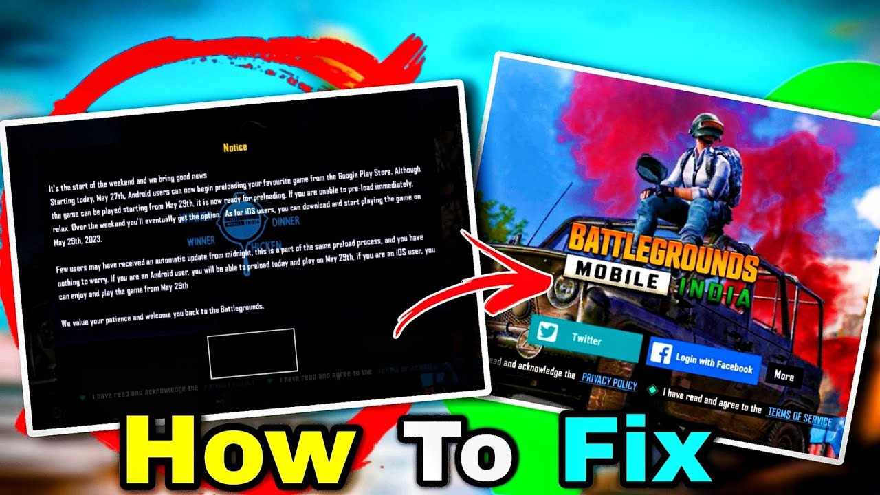 BGMI NOTICE PROBLEM FIX | BGMI NOTOPENING TODAYBGMI LOGIN PROBLEM |BGMI ...