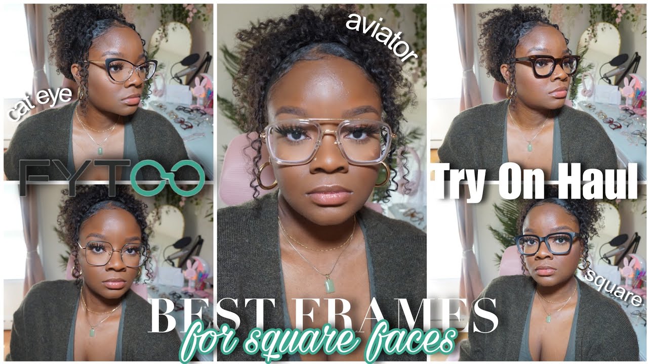 BEST Glasses For A Square Face Shape 👓 | ️ Affordable Prescription ...