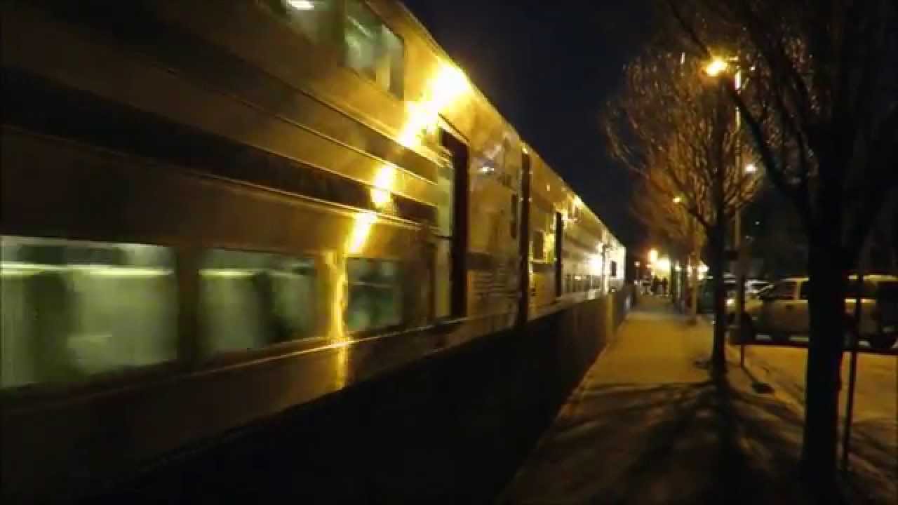LIRR: train 503, and the morning equipment move at Glen Head - YouTube