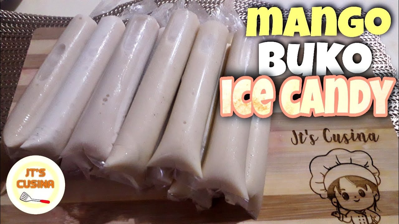 How to make Mango and Buko Ice Candy / - YouTube