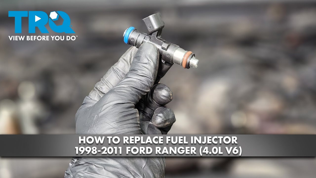 How to Replace Fuel Injectors 1998-2011 Ford Ranger (4.0L V6) - YouTube