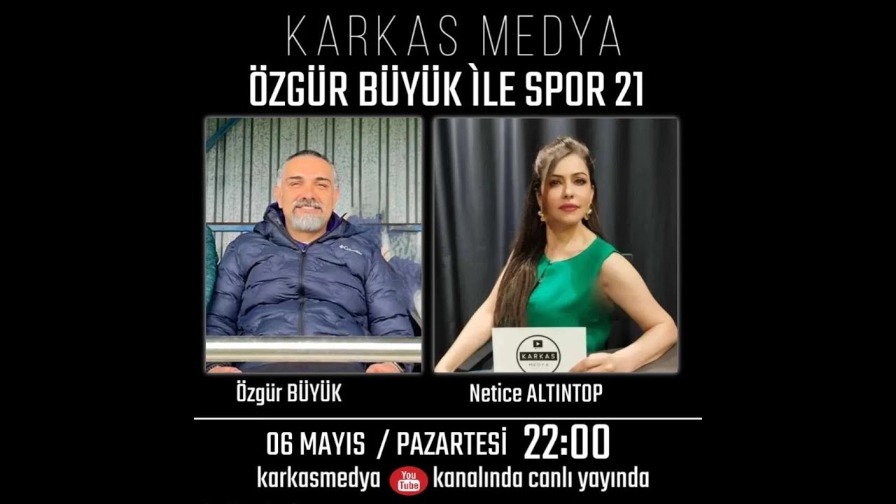 Netice Altıntop ve Özgür Büyük ile Spor21 - 06.05.2024 - YouTube