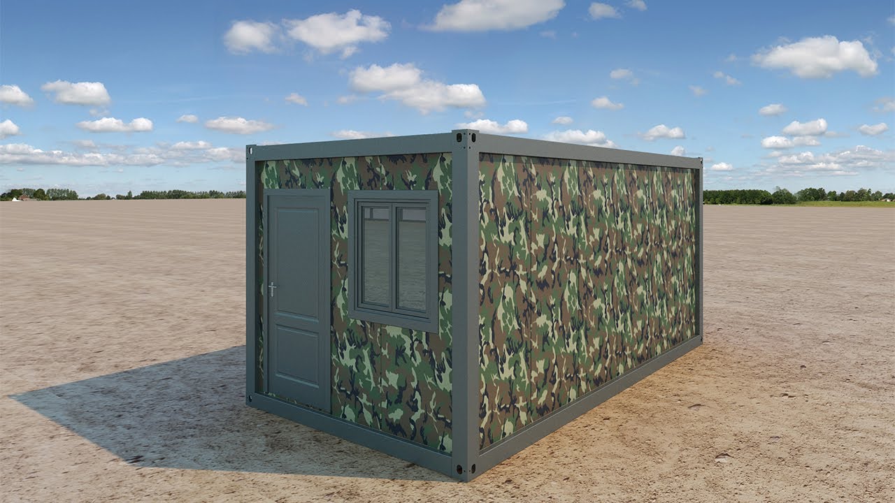 Portable Military Shelters - YouTube