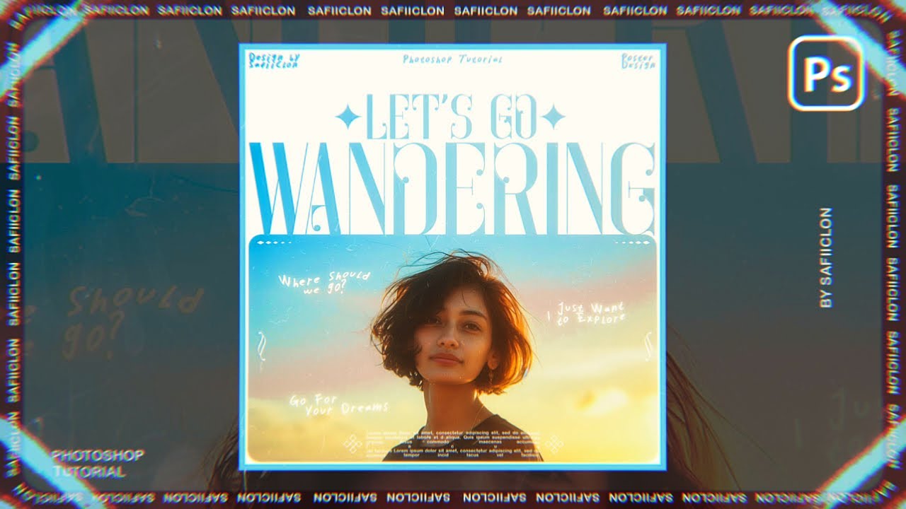 How to Make DREAMY Poster Design in Adobe Photoshop - YouTube