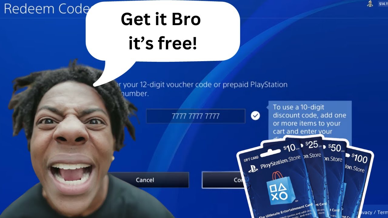 How SPEED does PSN code GIVEAWAY but it’s stolen! 💸 - YouTube