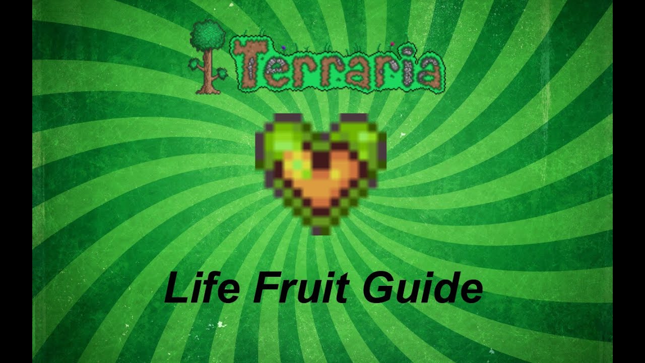 Terraria ios 1.2 | Life Fruit Guide ( Get 500 Health!!! ) - YouTube