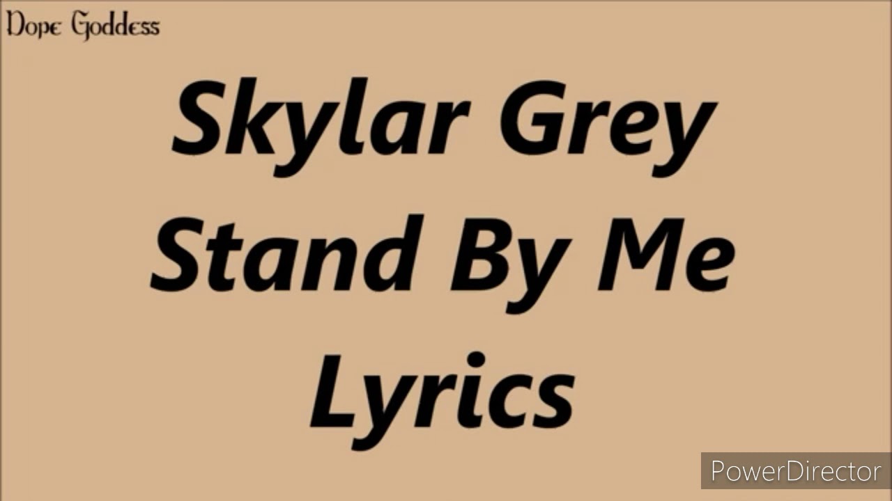 Stand by me lyrics video - YouTube