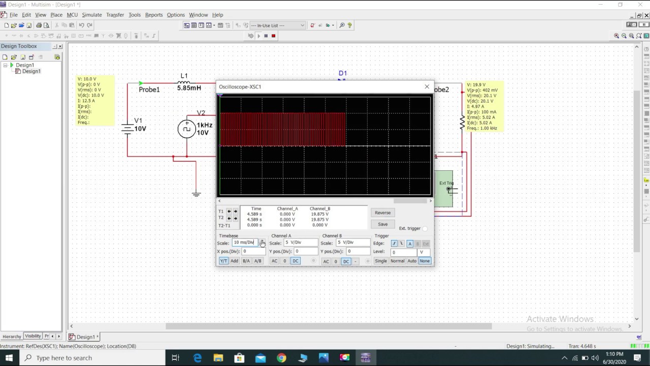 Boost Converter Simulation on Multisim - YouTube