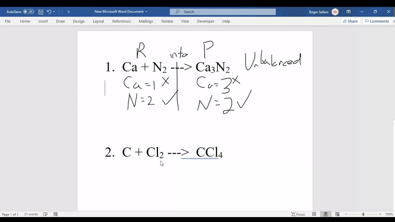 Chemical equations unbalanced and balanced calculator - rolftoday
