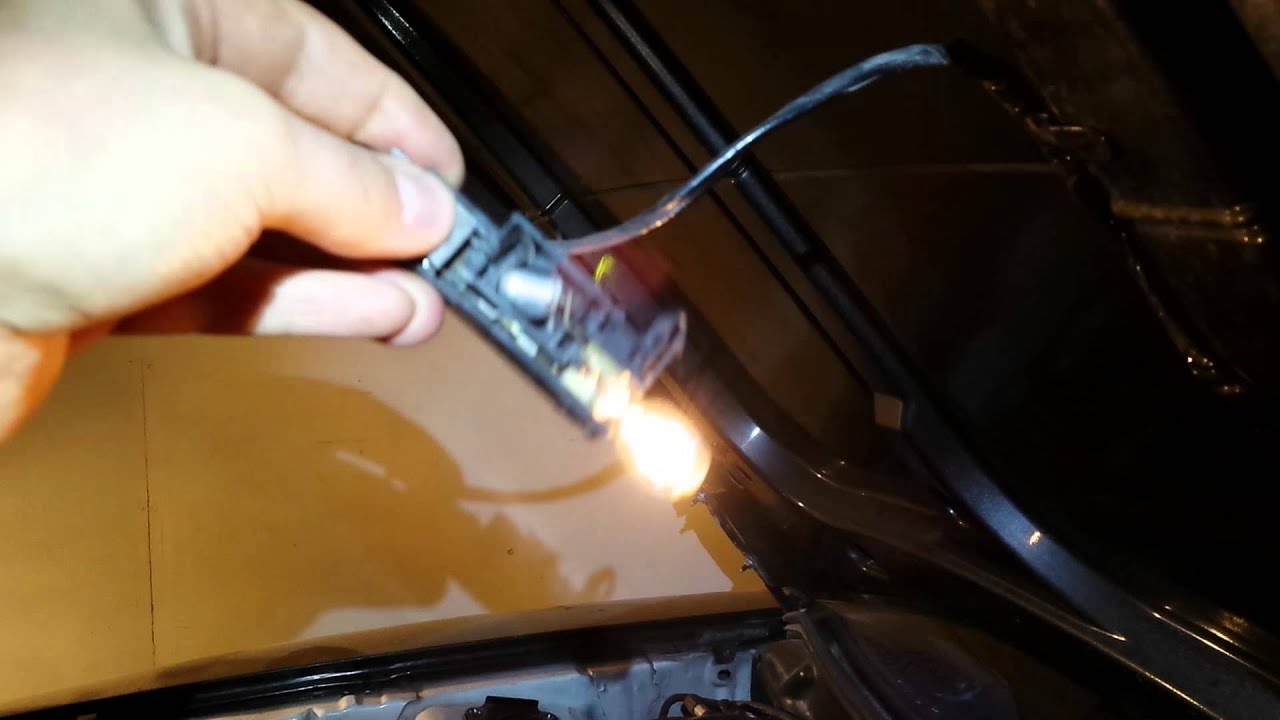 1995 Ford Mustang Under Hood Light Switch - YouTube